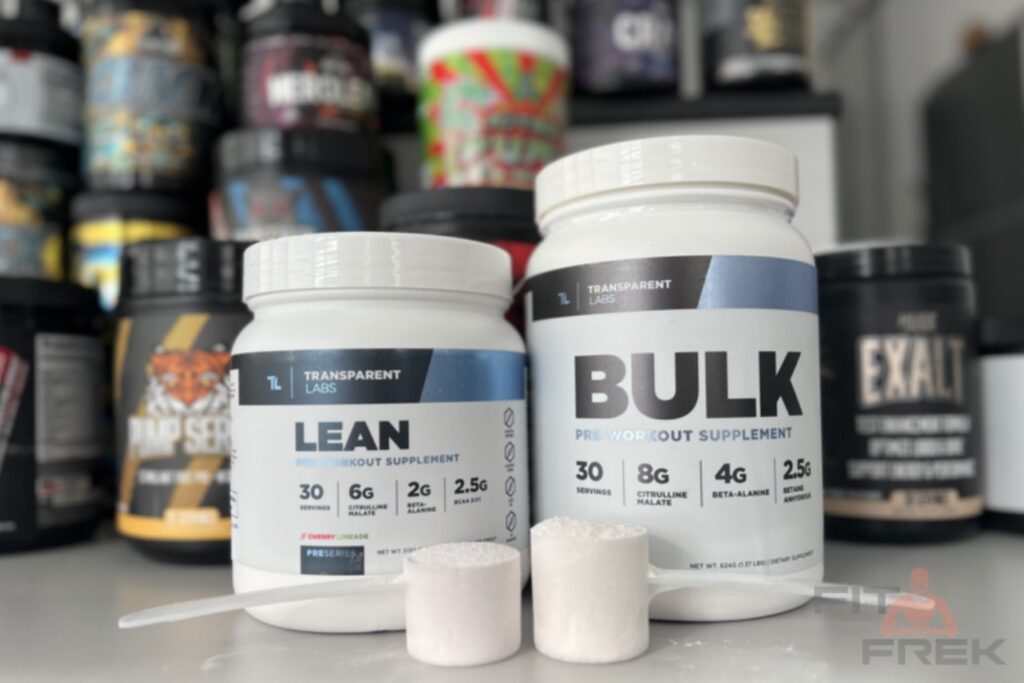 Transparent Labs Bulk vs Lean – StrongestPreWorkouts